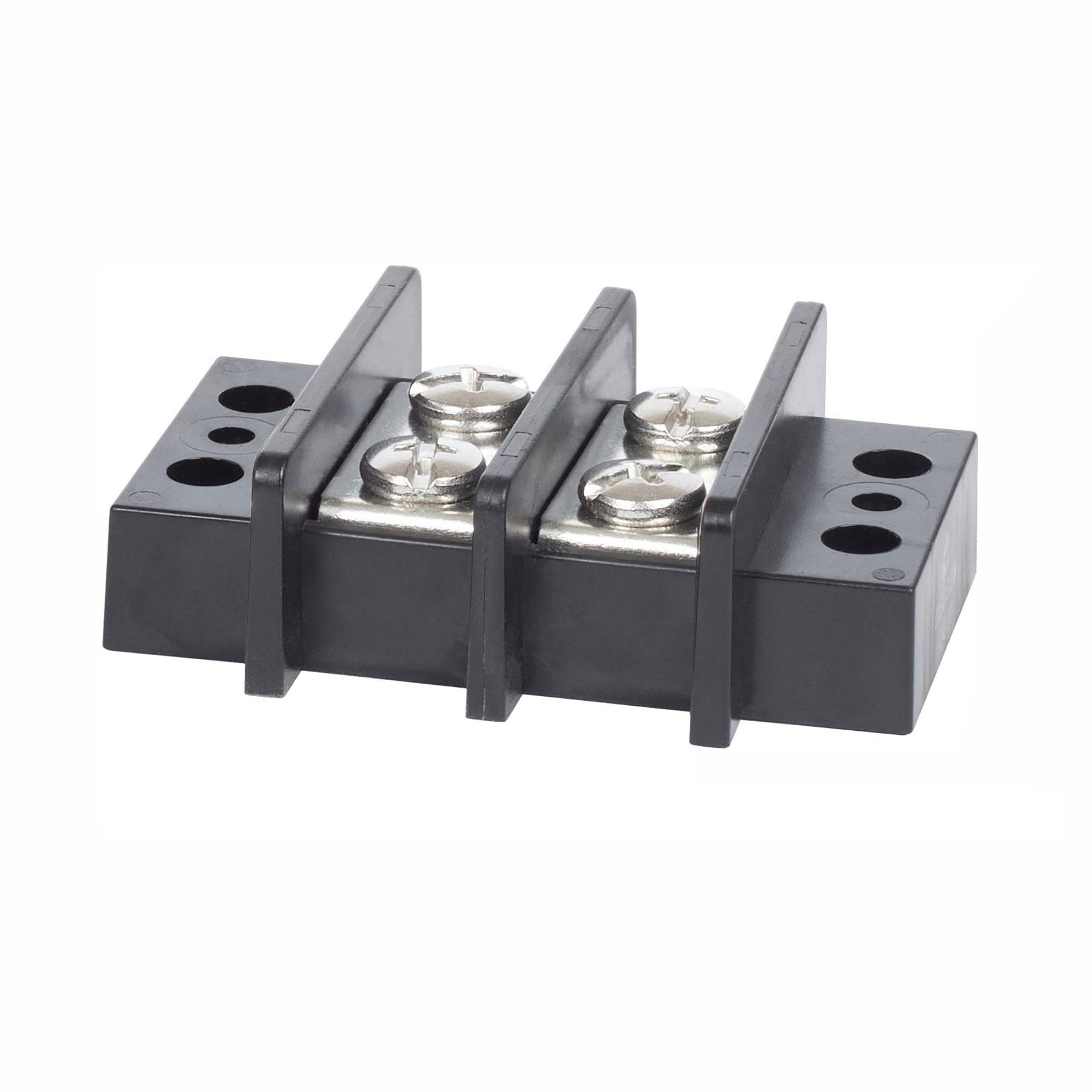 SCREW TERMINAL BLOCK / 2 CIRCUIT / 10-32 SCREW / 65 AMP - Dan's ...