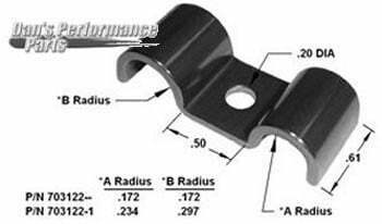 STAINLESS STEEL FUEL LINE BRACKET / DOUBLE 3/8 X 3/8 - Dan's ...
